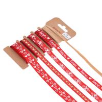 China 4mm 10mm 15mm Printed Polyester Ribbon Custom Printed Ribbon With Logo for sale