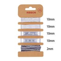 China ODM Polyester Ribbon 2mm 10mm 15mm Christmas Gift Wrap Ribbon for sale