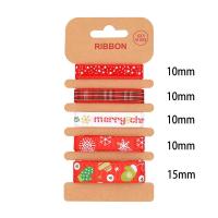 China ODM Polyester Ribbon 2mm 10mm 15mm Christmas Gift Wrap Ribbon for sale
