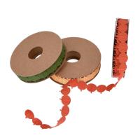 China 18mm*15y Ultrasonic Pumpkin Wired Ribbon For Halloween Decoration for sale