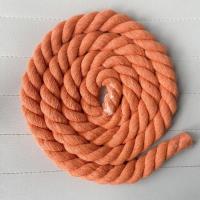 China 20mm Colored Cotton Macrame Cord - 550 Pound Strength 3-Strand Twisted Rope for DIY Crafts and Garment Accessories for sale