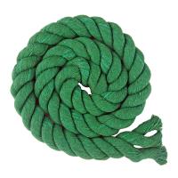 China 20mm Colored Cotton Macrame Cord - 550 Pound Strength 3-Strand Twisted Rope for DIY Crafts and Garment Accessories for sale