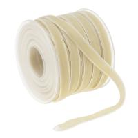 China 10mm x 20Y Elastic Velvet Ribbon for Gift Wrapping and Crafts - ISO9001 Certified Double-Faced Design for sale