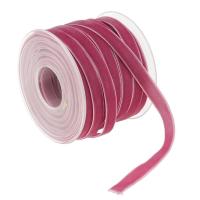 China 10mm x 20Y Elastic Velvet Ribbon for Gift Wrapping and Crafts - ISO9001 Certified Double-Faced Design for sale