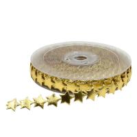 China 15mm x 15m Ultrasonic Star Pattern Jacquard Ribbon for Luxury Gift Packaging and Decorative Applications for sale