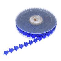 China 15mm x 15m Ultrasonic Star Pattern Jacquard Ribbon for Luxury Gift Packaging and Decorative Applications for sale