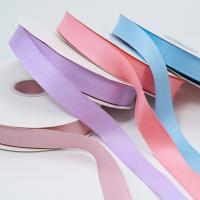 China 2.5cm Regradable Ribbon Gift Packing Tencel Ribbon Herringbone Ribbon for sale