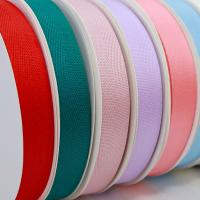 China 2.5cm Regradable Ribbon Gift Packing Tencel Ribbon Herringbone Ribbon for sale