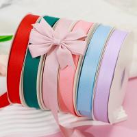 China 2.5cm Regradable Ribbon Gift Packing Tencel Ribbon Herringbone Ribbon for sale
