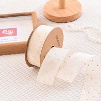 China 4cm*18m Shinny Diamond Polyester Organza Ribbon High Quality Gift Ribbon for sale