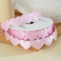 China 1.5cm*9m 2.5cm*9m Heart Shape Valentine's Day Polyester Gift Ribbon For Luxury Gift Packaging for sale