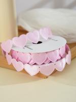 China 1.5cm*9m 2.5cm*9m Heart Shape Valentine's Day Polyester Gift Ribbon For Luxury Gift Packaging for sale