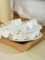 China 1.5cm*9m 2.5cm*9m Heart Shape Valentine's Day Polyester Gift Ribbon For Luxury Gift Packaging for sale