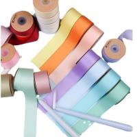 China 10mm-38mm Width Polyester Cotton Ribbon 50 Yards - Custom Colors Available for Packaging & Garment Applications for sale