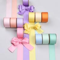 China 10mm-38mm Width Polyester Cotton Ribbon 50 Yards - Custom Colors Available for Packaging & Garment Applications for sale