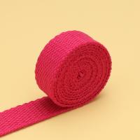 China 20mm-50mm Thickened Polyester Cotton Webbing Strap for Bags and Backpacks - Heavyweight Plain Weave Construction for sale
