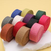 China 20mm-50mm Thickened Polyester Cotton Webbing Strap for Bags and Backpacks - Heavyweight Plain Weave Construction for sale