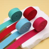 China 20mm-50mm Thickened Polyester Cotton Webbing Strap for Bags and Backpacks - Heavyweight Plain Weave Construction for sale