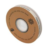 China 13mm White Cotton Ribbon - 100% Natural Material, ISO Certified for Gift Packaging and Craft Applications for sale