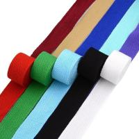 China 20mm x 50yd Herringbone Woven Cotton Ribbon for Garment Accessories - ISO Certified 100% Natural Material for sale