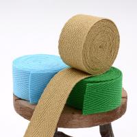 China 20mm x 50yd Herringbone Woven Cotton Ribbon for Garment Accessories - ISO Certified 100% Natural Material for sale
