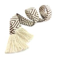 China 40mm*210cm  Cotton Webbing Waist Strap For Garment Accessories for sale