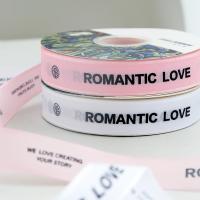 China 2.5cm*36m Valentine's Day Printed Ribbon For Gift Box Package for sale