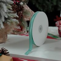 China 1cm*45m Chritsmas Printed Ribbon For Gift Packing And Garment Accessories for sale