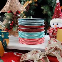 China 1cm*45m Chritsmas Printed Ribbon For Gift Packing And Garment Accessories for sale