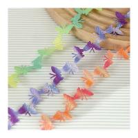 China 2cm*25y Ultrasonic Butterfly Ribbon For Gift Packing And Garment Accessories for sale