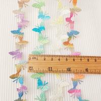 China 2cm*25y Ultrasonic Butterfly Ribbon For Gift Packing And Garment Accessories for sale