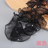 China 12cm*2m Wrinkled Edge Lace Ribbon For Flower Package And Gift Packing for sale