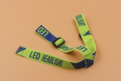 China 2.5cm Jacquard Elastic Ribbon And Webbing For Head Lamp Head Light And Garment Accessories for sale