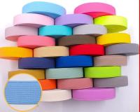 China 1.2mm Thickness Elastic Ribbon And Webbing For Head Band And Garment Accessories for sale