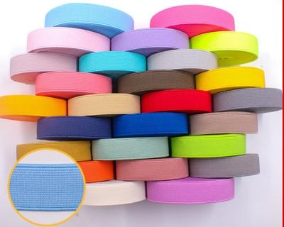 China 1.2mm Thickness Elastic Ribbon And Webbing For Head Band And Garment Accessories for sale