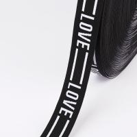 China 3cm Jacquard Elastic Ribbon And Webbing For Garment Accessories for sale