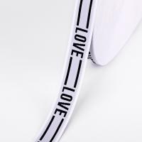 China 3cm Jacquard Elastic Ribbon And Webbing For Garment Accessories for sale