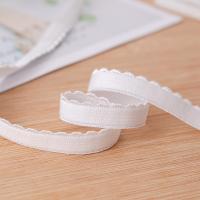 China Garment Accessories Ribbon 1.2cm Weaved Edge Polyester Elastic Bra Strap with Eco-friendly Features for sale
