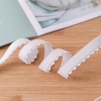 China Garment Accessories Ribbon 1.2cm Weaved Edge Polyester Elastic Bra Strap with Eco-friendly Features for sale