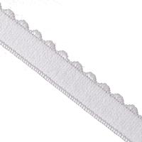 China Garment Accessories Ribbon 1.2cm Weaved Edge Polyester Elastic Bra Strap with Eco-friendly Features for sale
