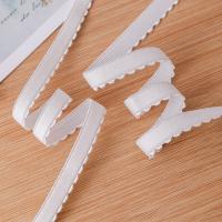 China Garment Accessories Ribbon 1.2cm Weaved Edge Polyester Elastic Bra Strap with Eco-friendly Features for sale