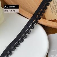China Head Light Occasion 1.5cm Weaved Eyebow Edge Polyester Elastic Bra Strap Ribbon For Garment Accessories for sale