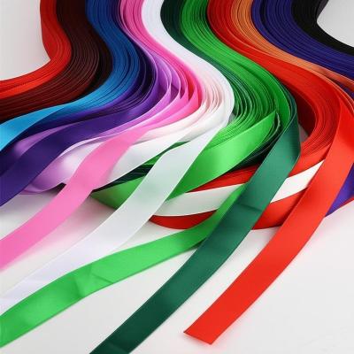 China Assorted Polyester Nylon Ribbon Solid Pattern Perfect Gift Wrapping Ribbon Suitable for Crafting Packaging and Decoration for sale