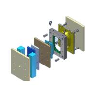 China Prototype Plastic Molding Manufacturing 4 Cavities Hot Runner Injection Mold for sale