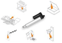 China 2000N Linear Actuator Self Locking For Industrial Locks Doors / Safety Equipment for sale