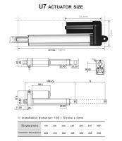 China Heavy Duty Industrial Linear Actuators 2000N 12V 24V DC IP65 With Wireless Control for sale