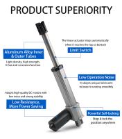 China Lightweight Design Mini Linear Actuator 24v For Furniture Headrest And Adjustable Tables for sale