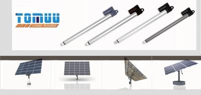 China 500-1000mm Stroke Solar Panel Linear Actuator IP66 Protection 24V Heavy Duty for sale