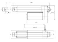 China 12V 24VDC High Speed Electric Linear Actuator Customized Stroke For Industrial Automation for sale