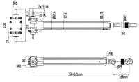 China Aluminium Alloy Solar Tracker Linear Actuator Mechanical Drive Industrial Linear Actuator for sale